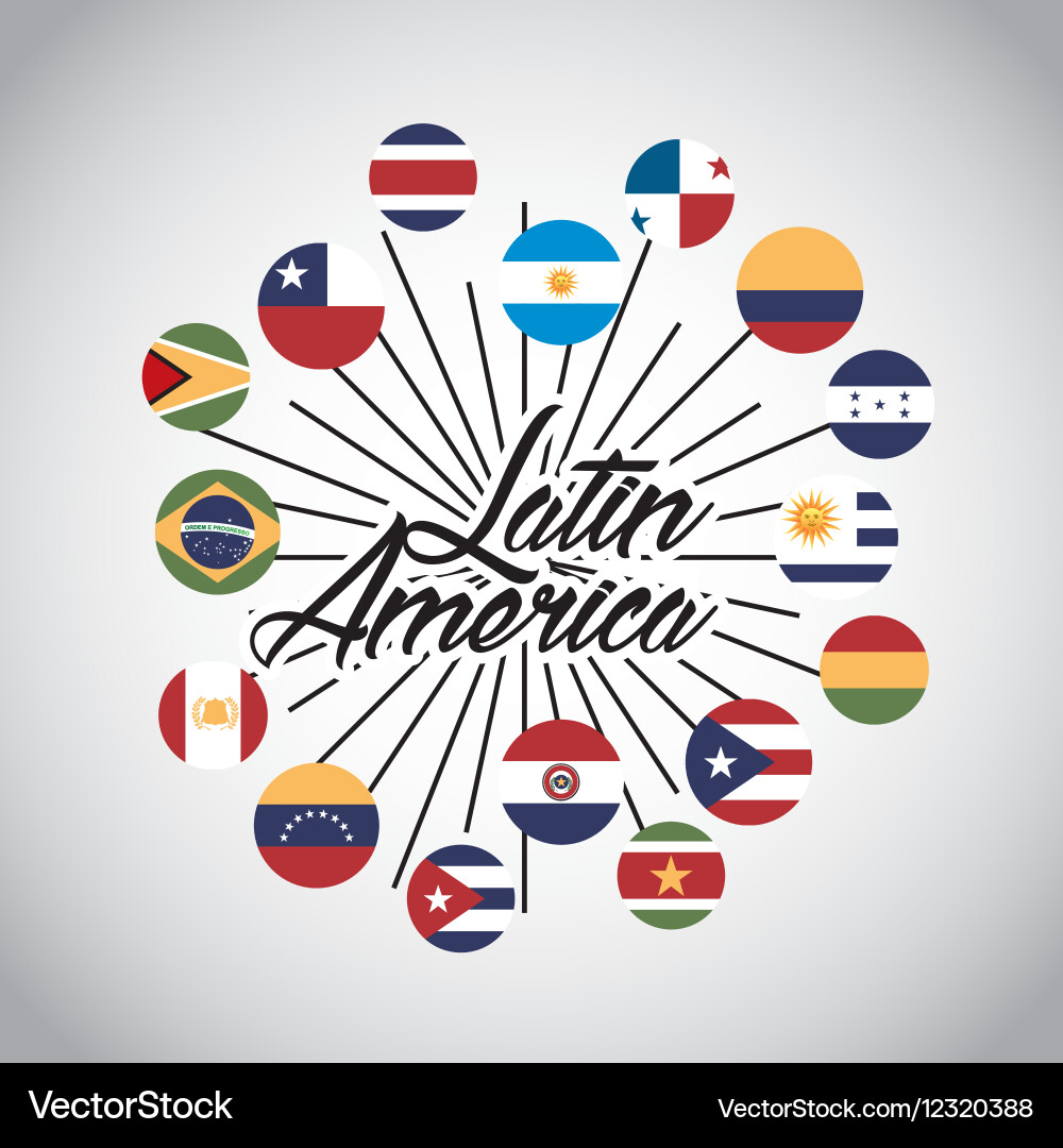Latin america design Royalty Free Vector Image