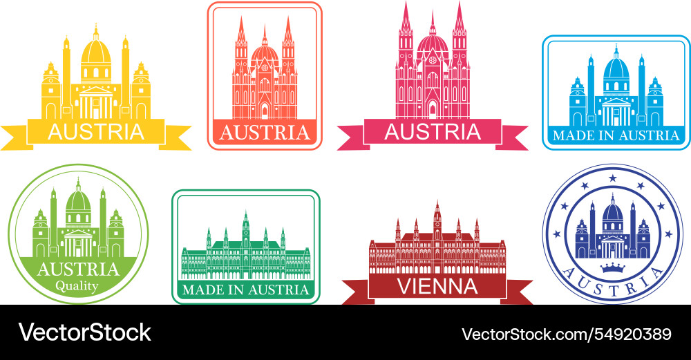 Austria Royalty Free Vector Image - VectorStock