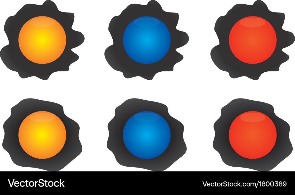 Colorful Splash Circles Royalty Free Vector Image