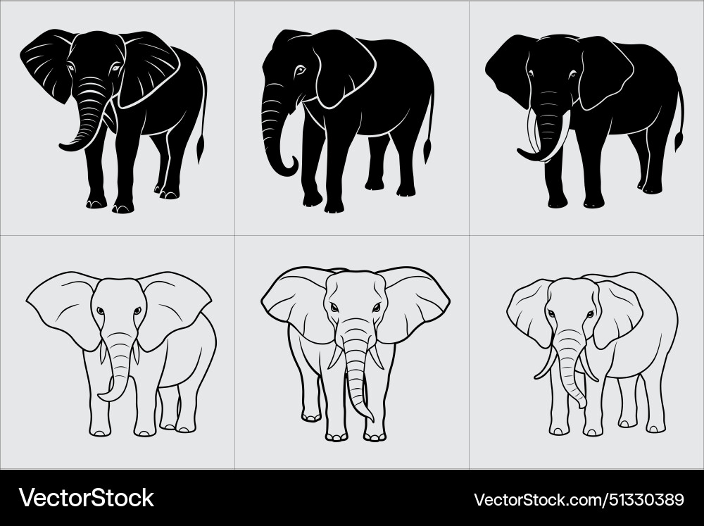 Elephant Royalty Free Vector Image - VectorStock