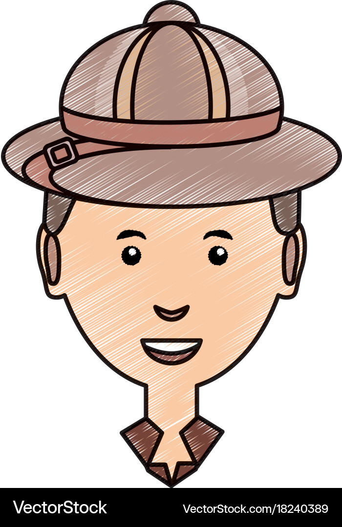 Man face Royalty Free Vector Image - VectorStock