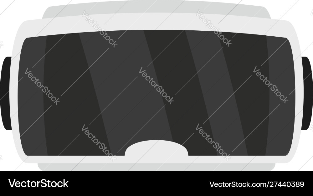 Modern game goggles icon flat style Royalty Free Vector