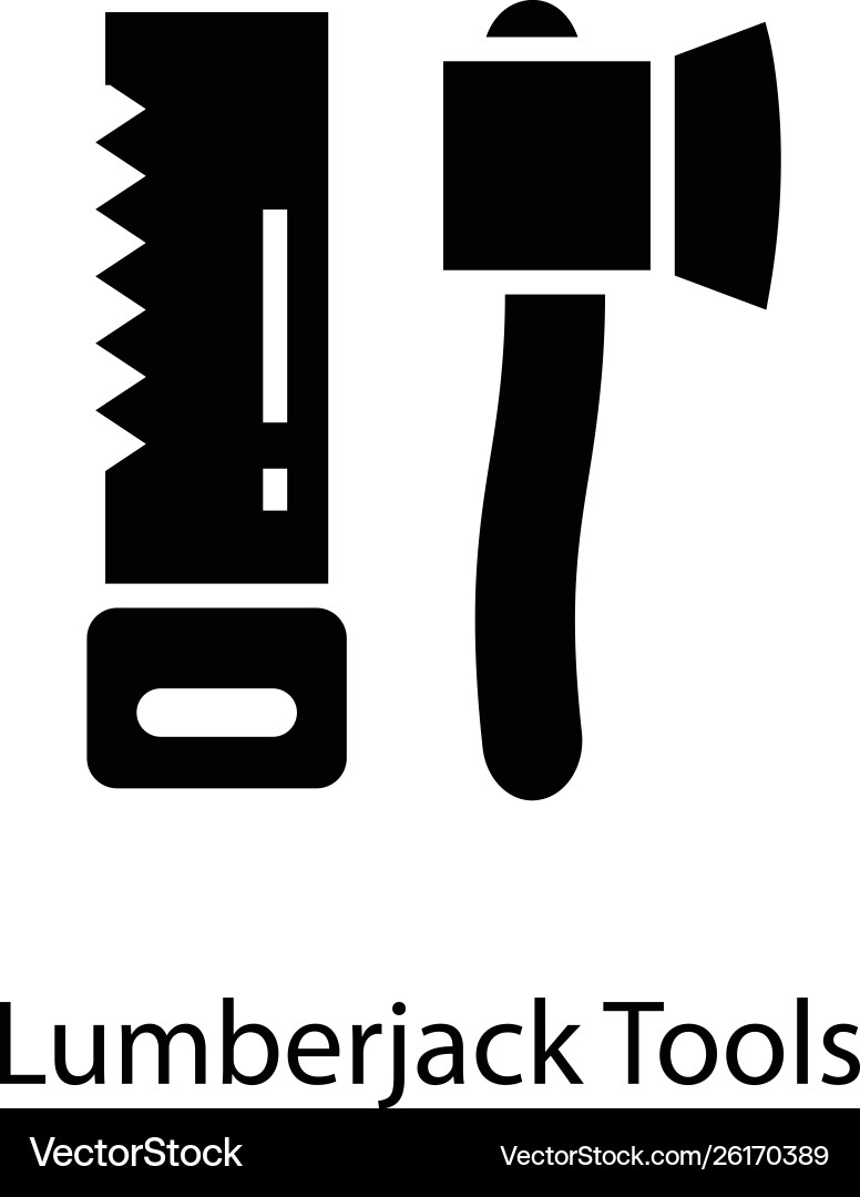 Wood cutting tools Royalty Free Vector Image - VectorStock