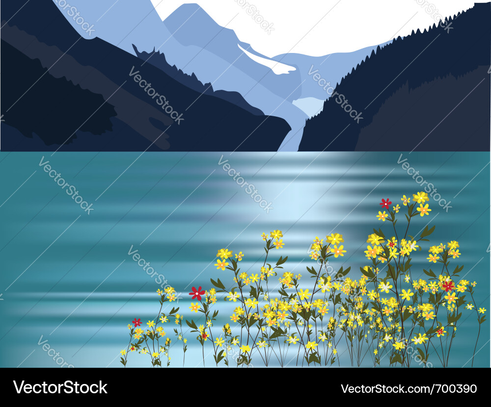 Mountains Royalty Free Vector Image - VectorStock