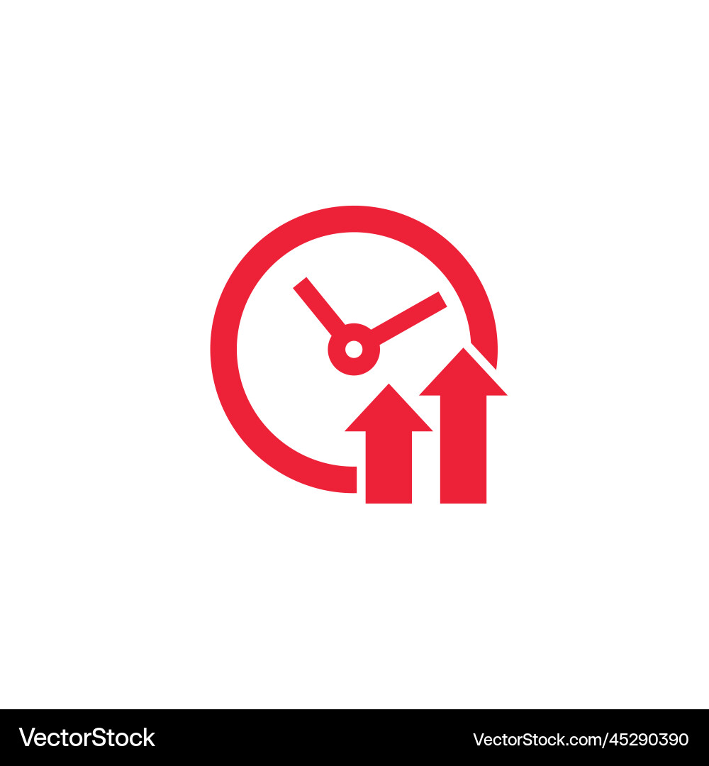 Overtime icon working over time Royalty Free Vector Image