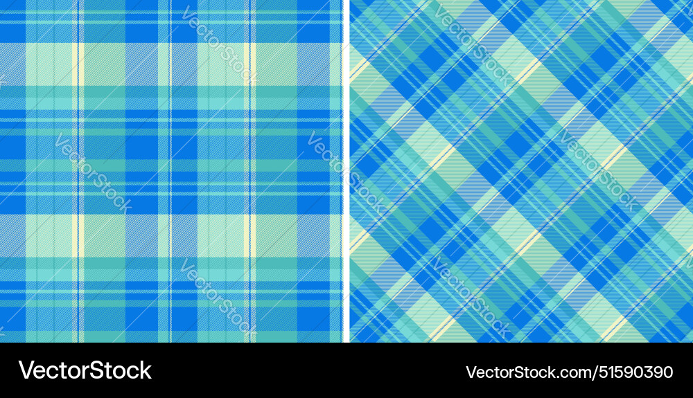 Textile texture pattern of seamless check Vector Image
