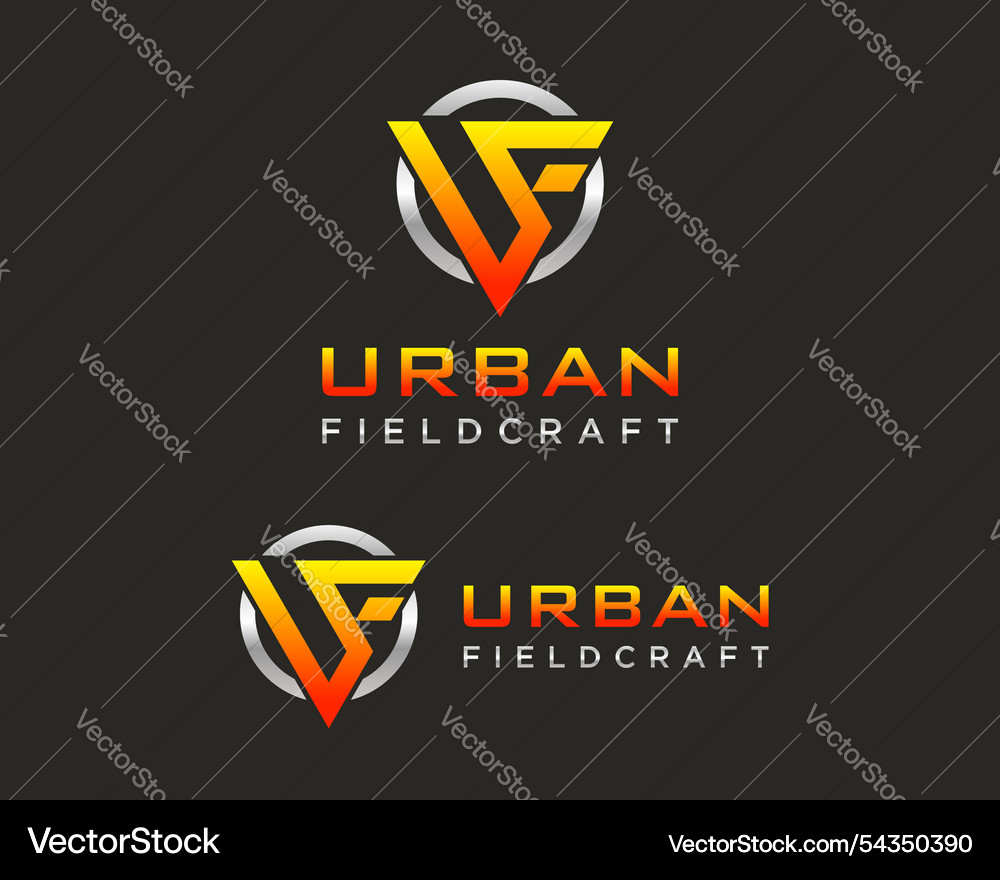 Uf logo Royalty Free Vector Image - VectorStock