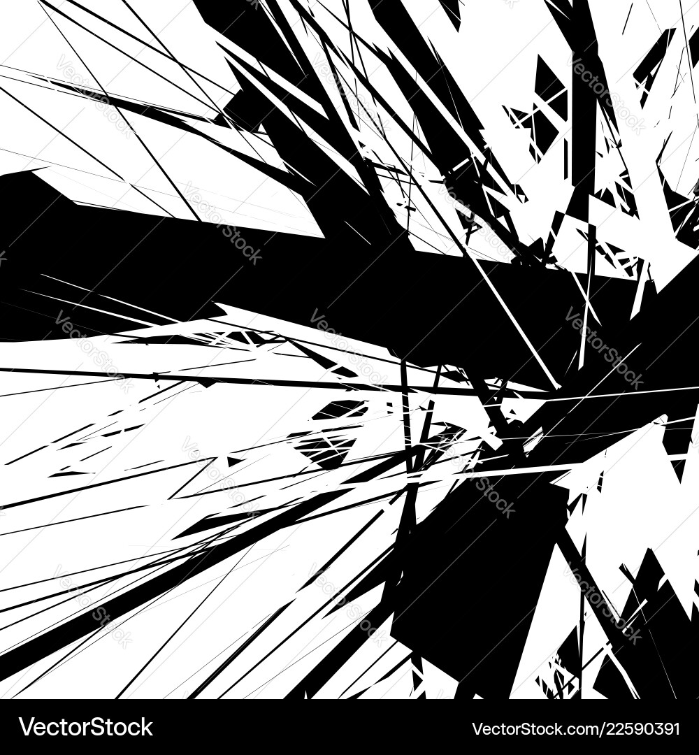 Abstract art artistic geometric black Royalty Free Vector
