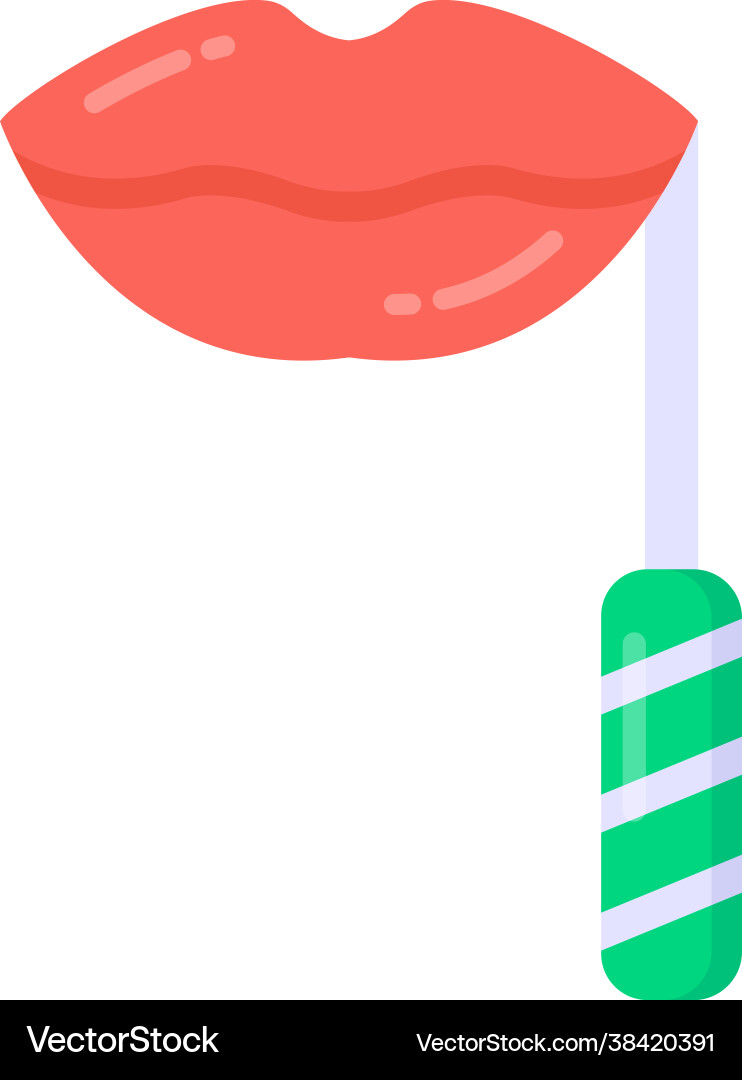 Party lips Royalty Free Vector Image - VectorStock