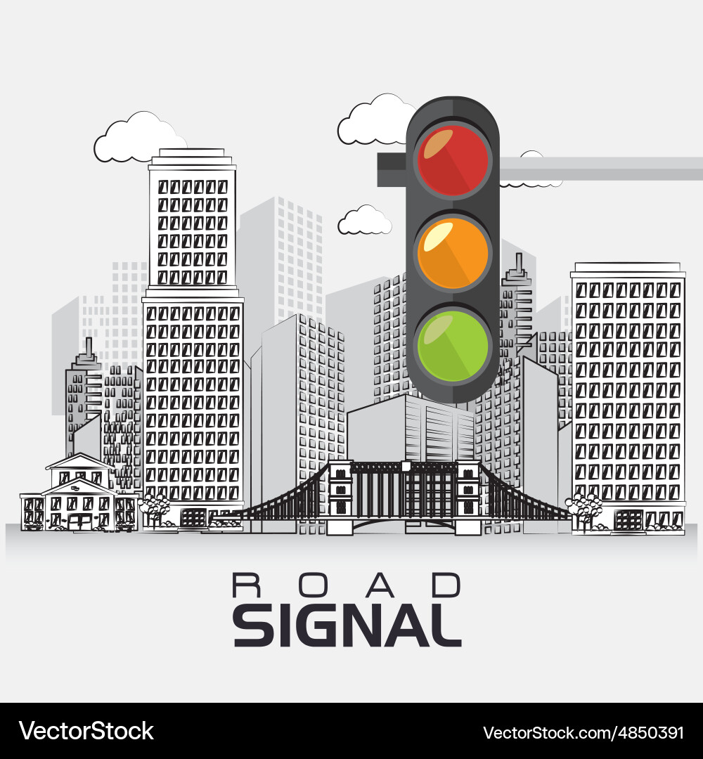Road signs Royalty Free Vector Image - VectorStock