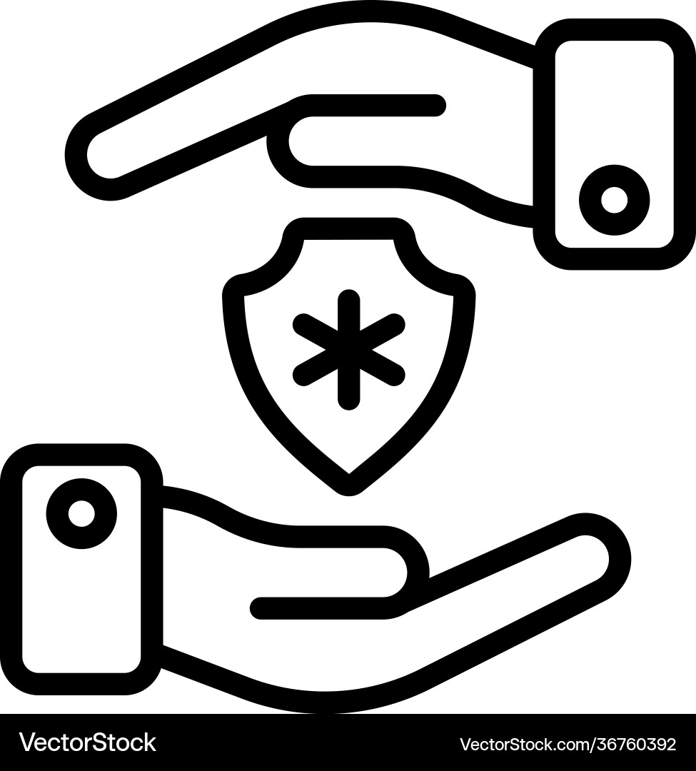 Medical security Royalty Free Vector Image - VectorStock