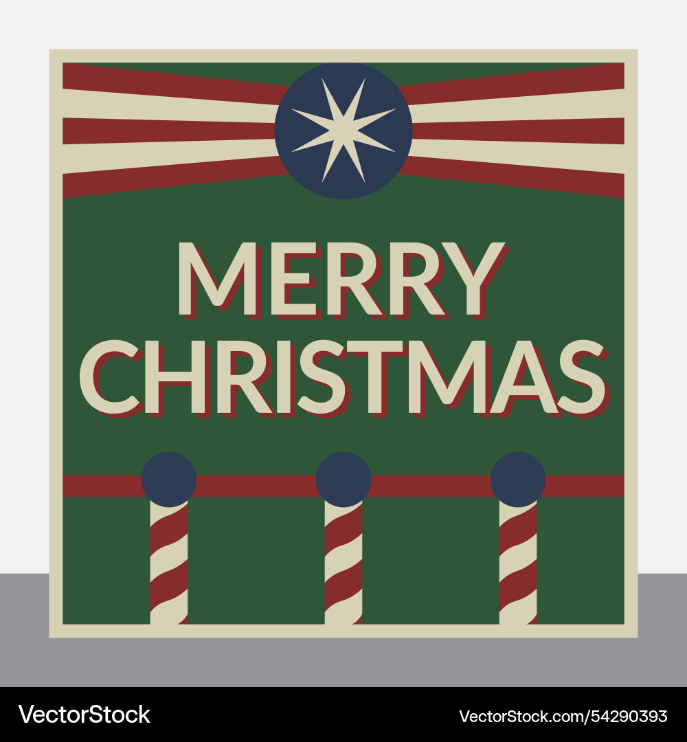 Christmas poster design christmas Royalty Free Vector Image