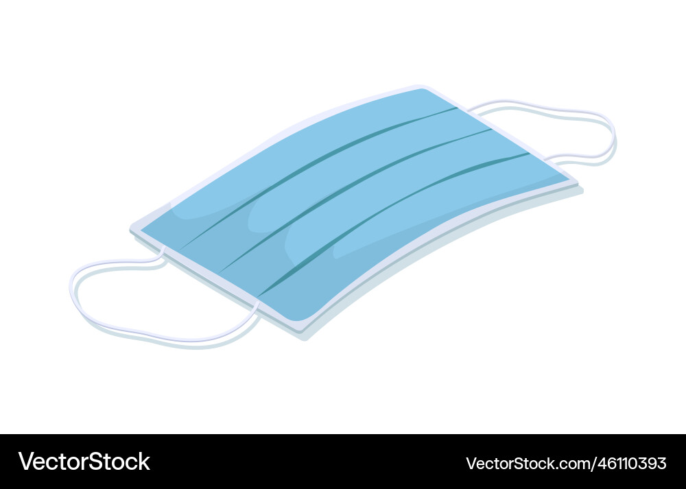 Medical gauze mask Royalty Free Vector Image - VectorStock