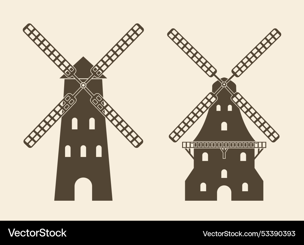 Mill Royalty Free Vector Image - VectorStock