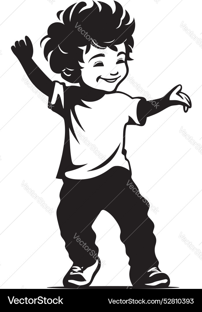 Playful parades small kid icon joyful jesters Vector Image