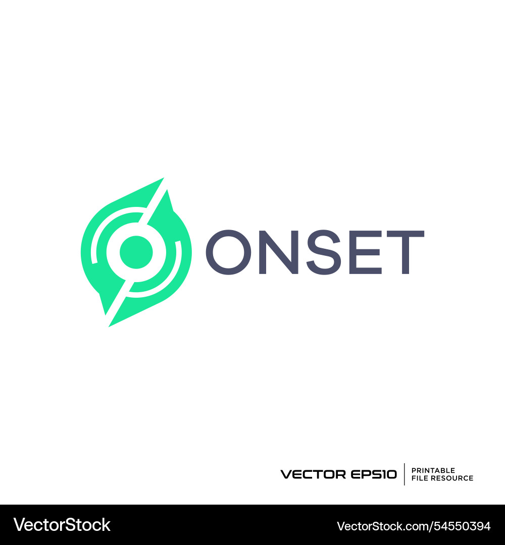 Abstract letter o logo Royalty Free Vector Image