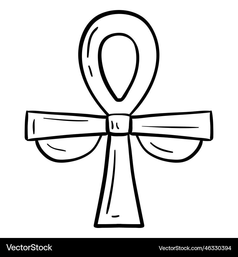 Egyptian Ankh Drawing