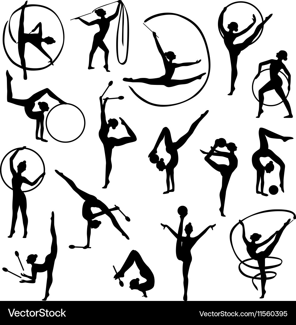 Lithe Body Figure Vector Images (32)