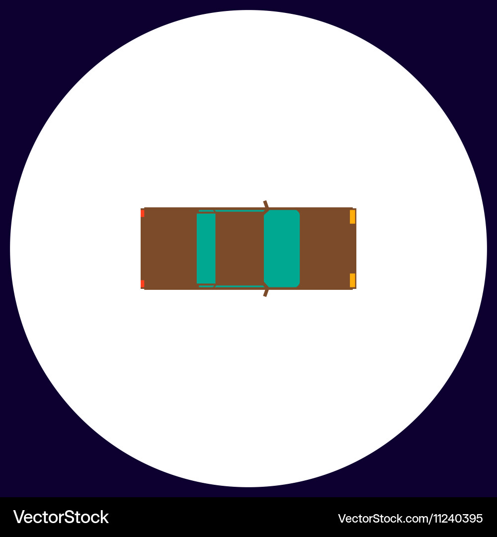 Auto Top Computer Symbol Lizenzfreies Vektorbild