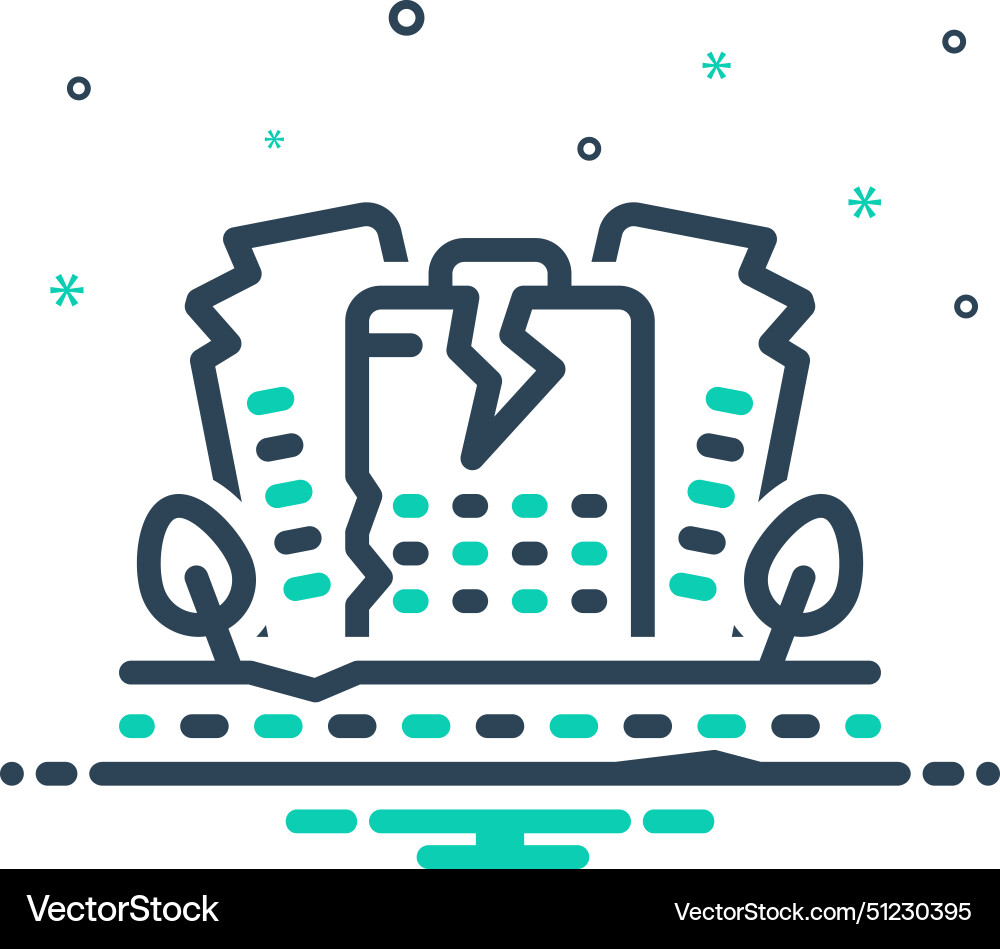 Earthquake Royalty Free Vector Image - VectorStock