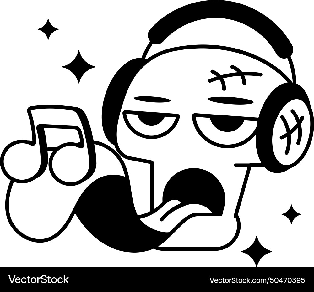 Horror music Royalty Free Vector Image - VectorStock