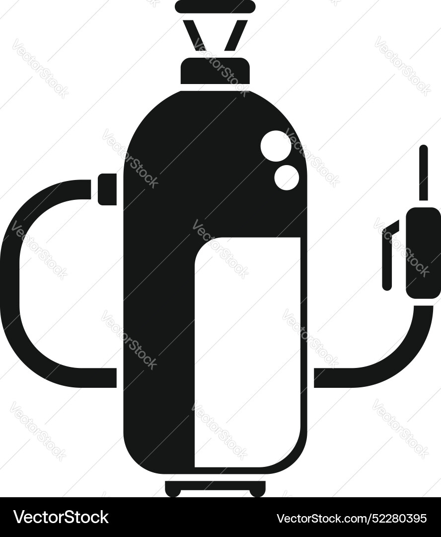 Oxygen concentrator providing therapy Royalty Free Vector