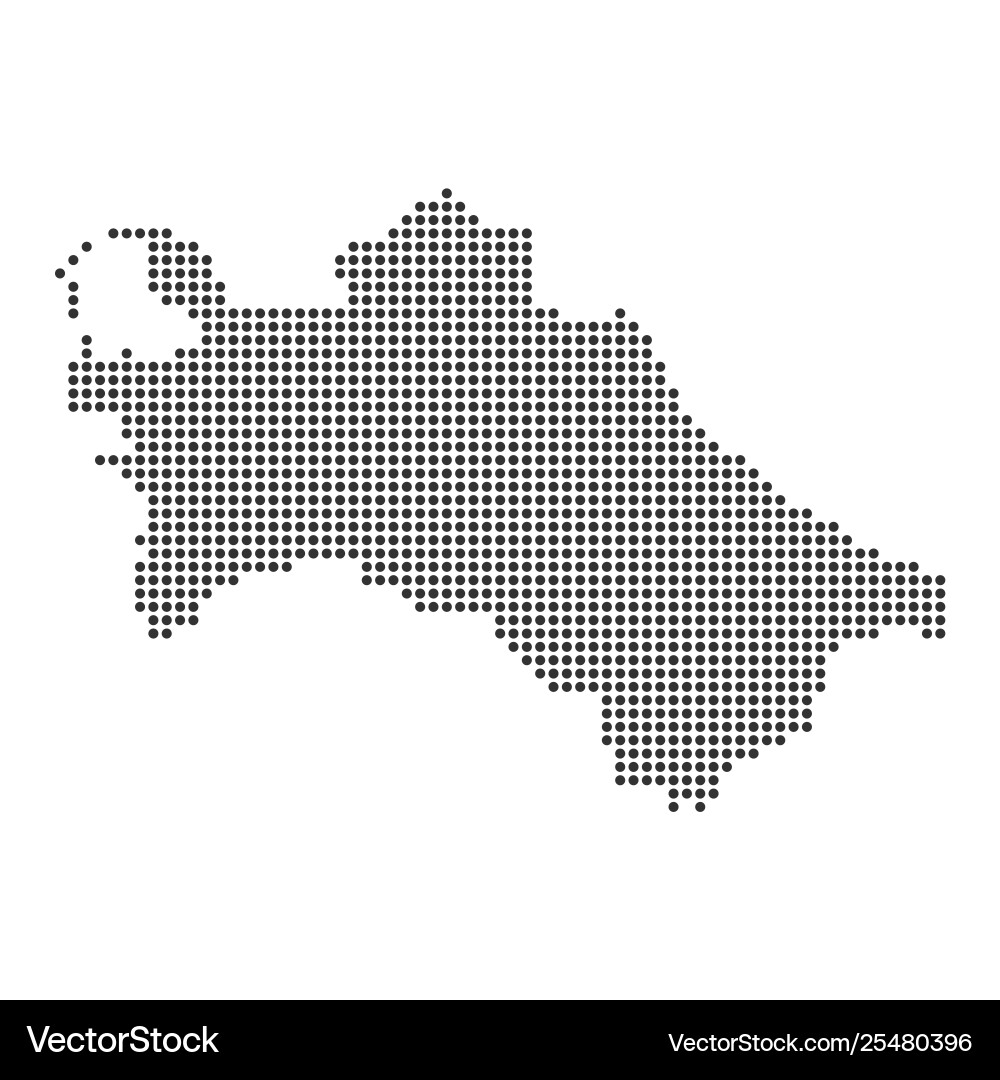 Map with dot Royalty Free Vector Image - VectorStock
