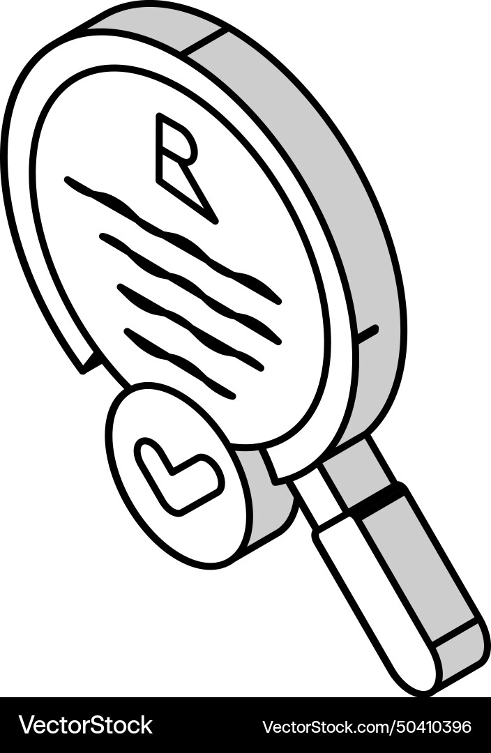 Prescription verification pharmacist isometric Vector Image