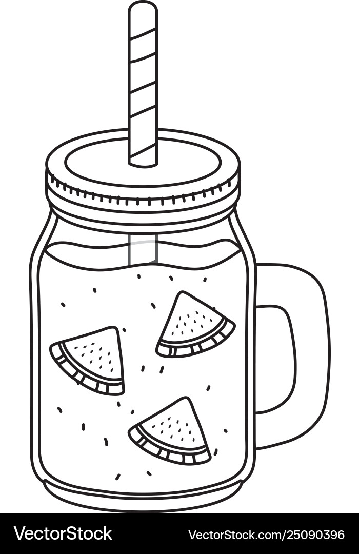 Tasty refresh cartoon Royalty Free Vector Image