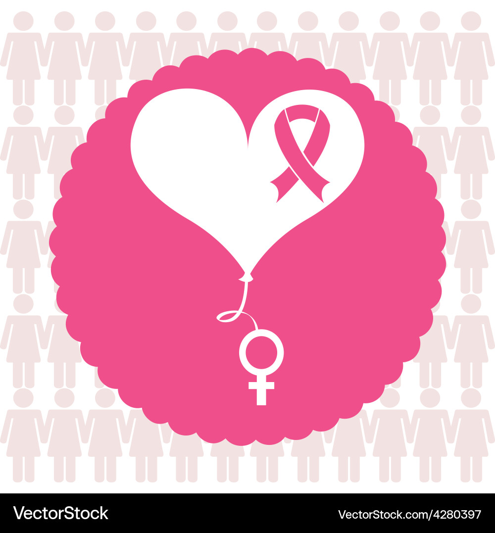 Breast cancer Royalty Free Vector Image - VectorStock