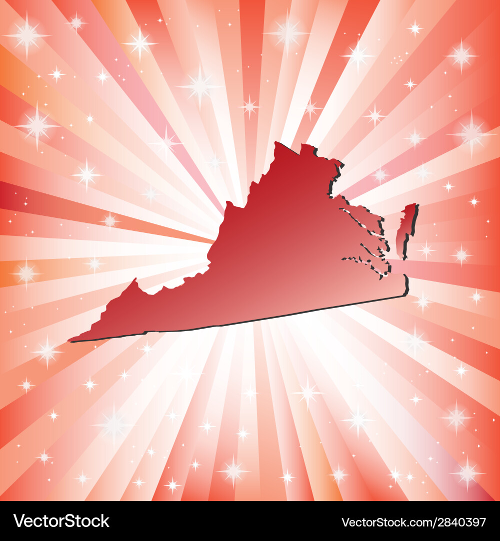 Red virginia Royalty Free Vector Image - VectorStock