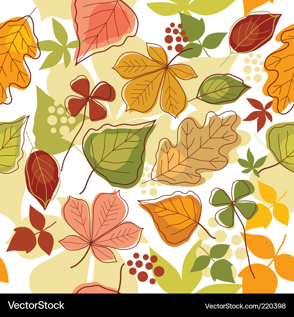 Autumn background Royalty Free Vector Image - VectorStock
