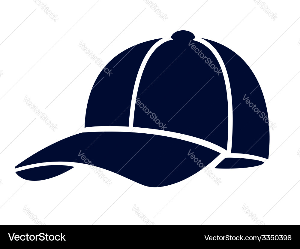 Baseball cap Royalty Free Vector Image - VectorStock