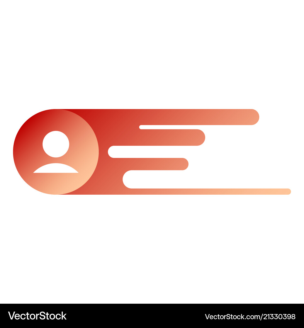 User profile sign web icon with check mark glyph Vector Image