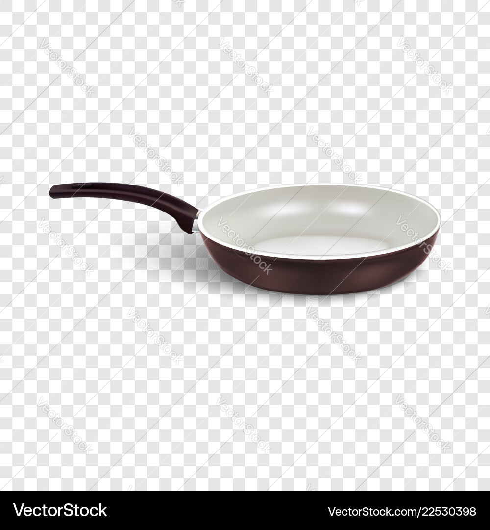 White griddle icon realistic style Royalty Free Vector Image