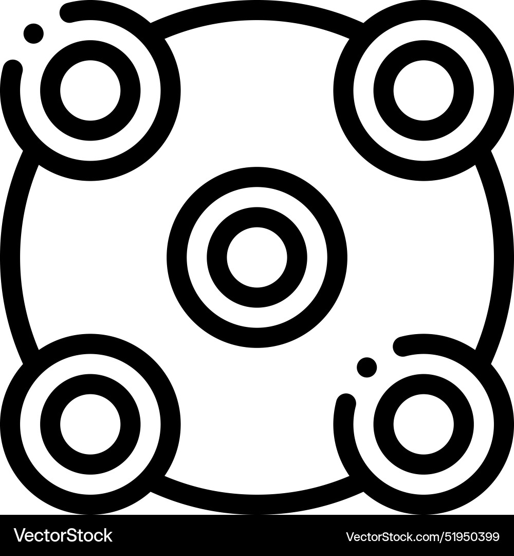 Camera icon thin linear style design isolated Vector Image