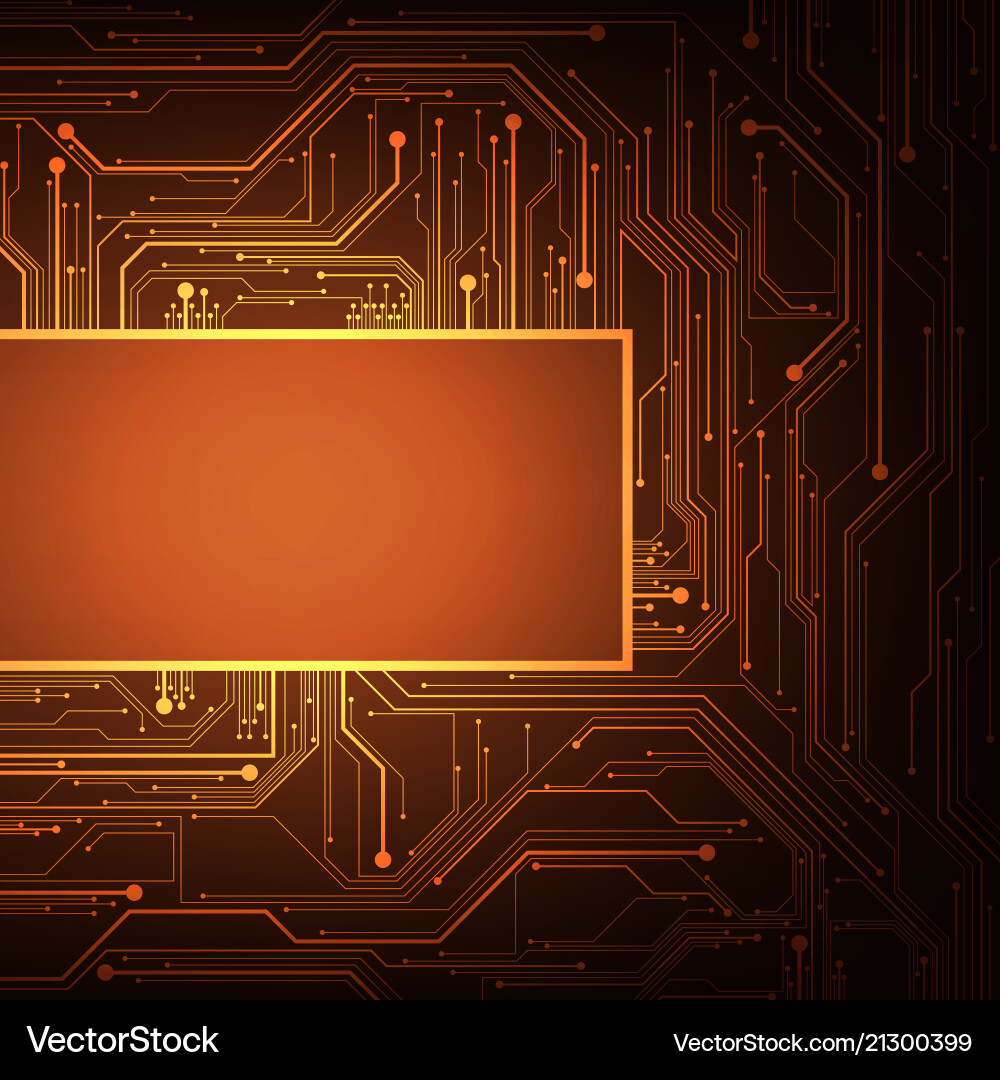 Design of electronic circuits is complex Vector Image