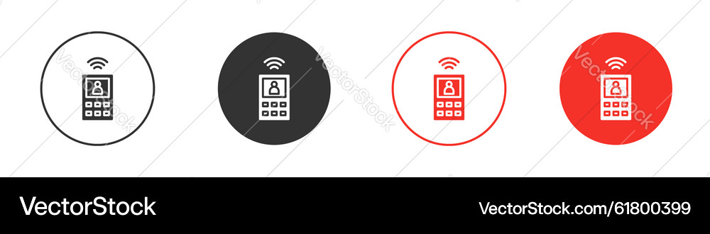 Intercom Icon - Communication Symbol – Royalty-Free Vector | VectorStock