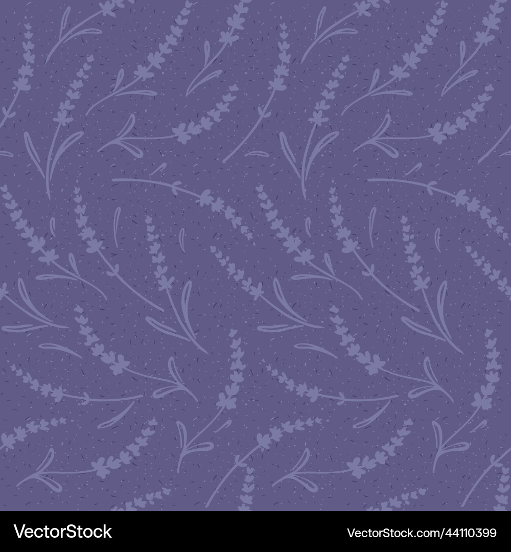 Lavender seamless pattern Royalty Free Vector Image