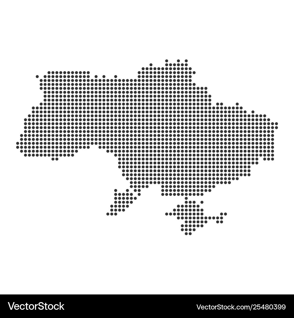 Map with dot Royalty Free Vector Image - VectorStock