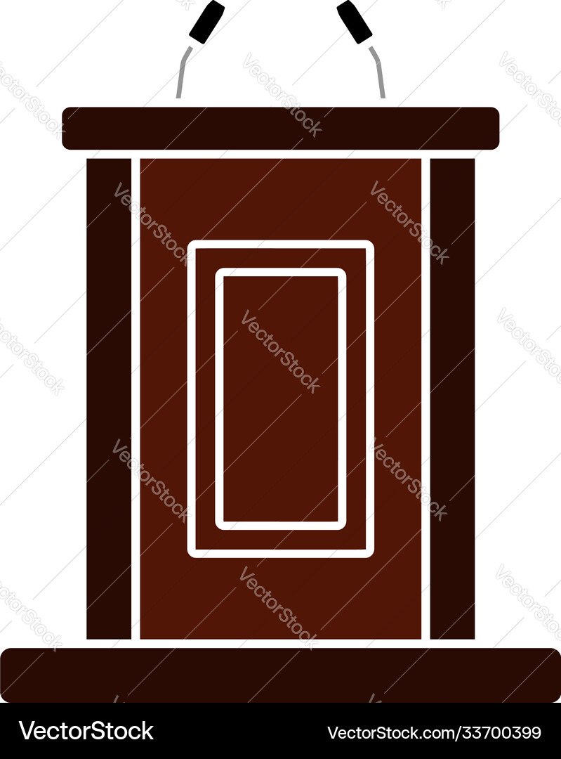 Witness stand icon Royalty Free Vector Image - VectorStock