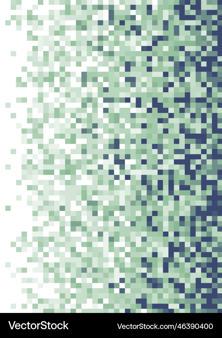 Abstract pixel style cover design Royalty Free Vector Image