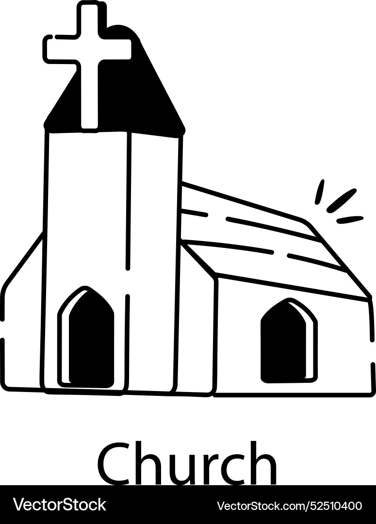 Church Royalty Free Vector Image - VectorStock