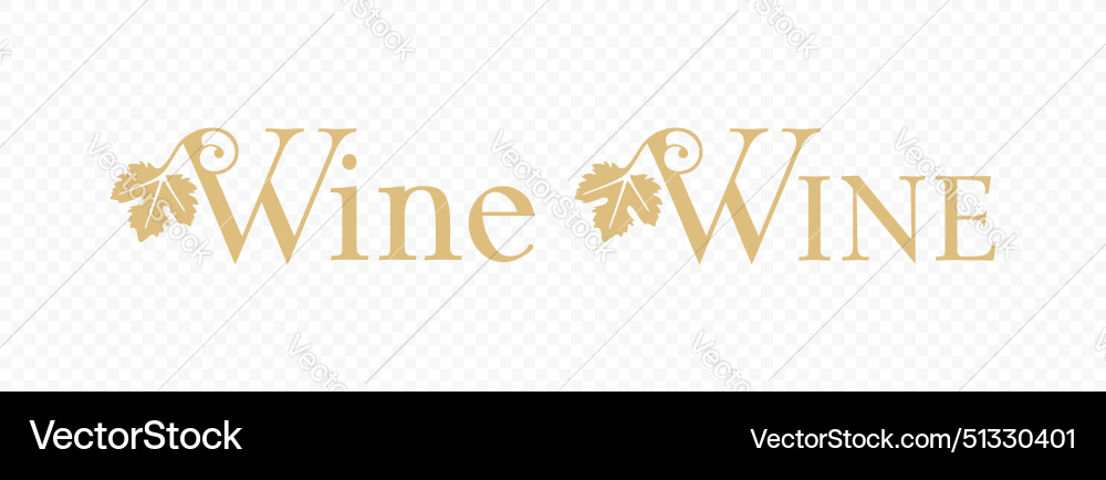 Grapevine with grape leaf logo design Royalty Free Vector