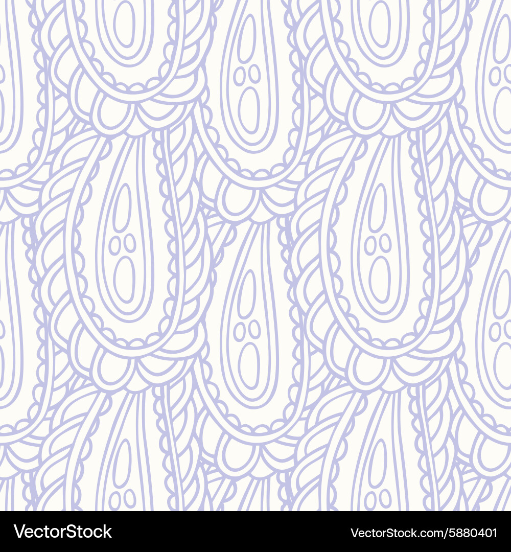 Hand drawn seamless pattern in pastel color Vector Image