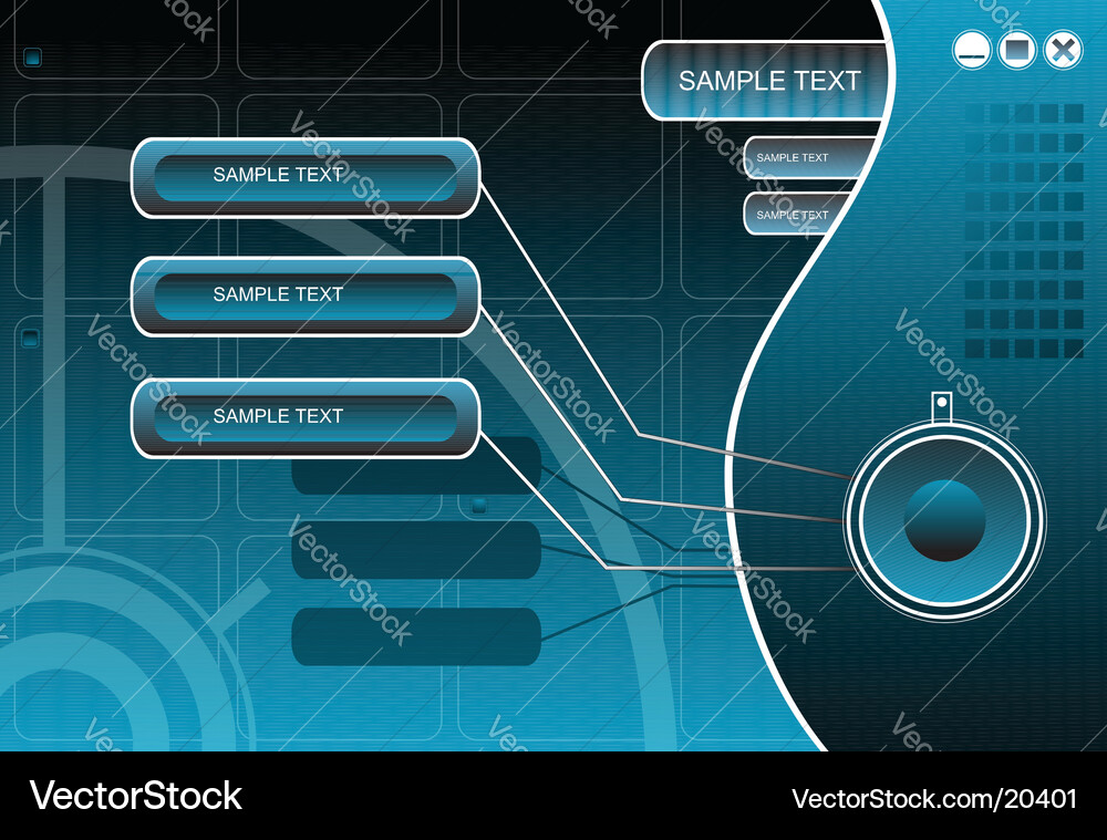 High tech background Royalty Free Vector Image