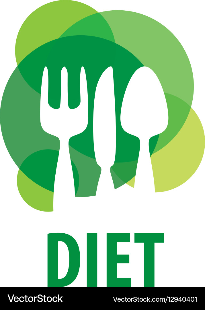 Logo for diet Royalty Free Vector Image - VectorStock