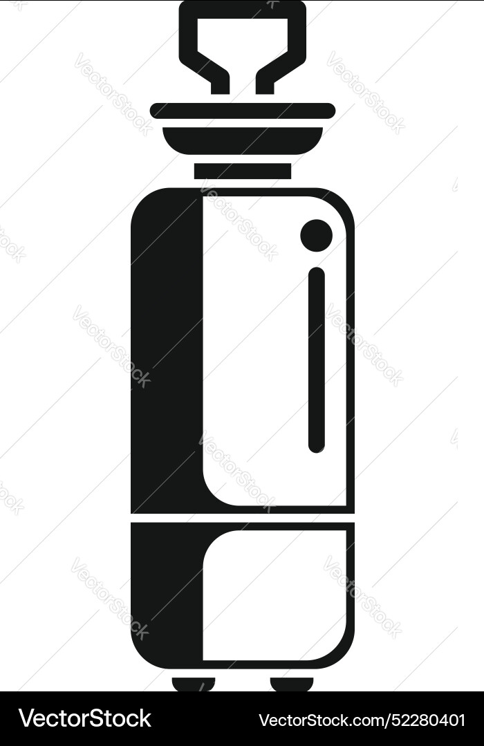 Modern water dispenser cooling purified Royalty Free Vector