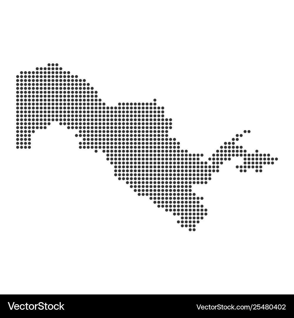 Map with dot Royalty Free Vector Image - VectorStock