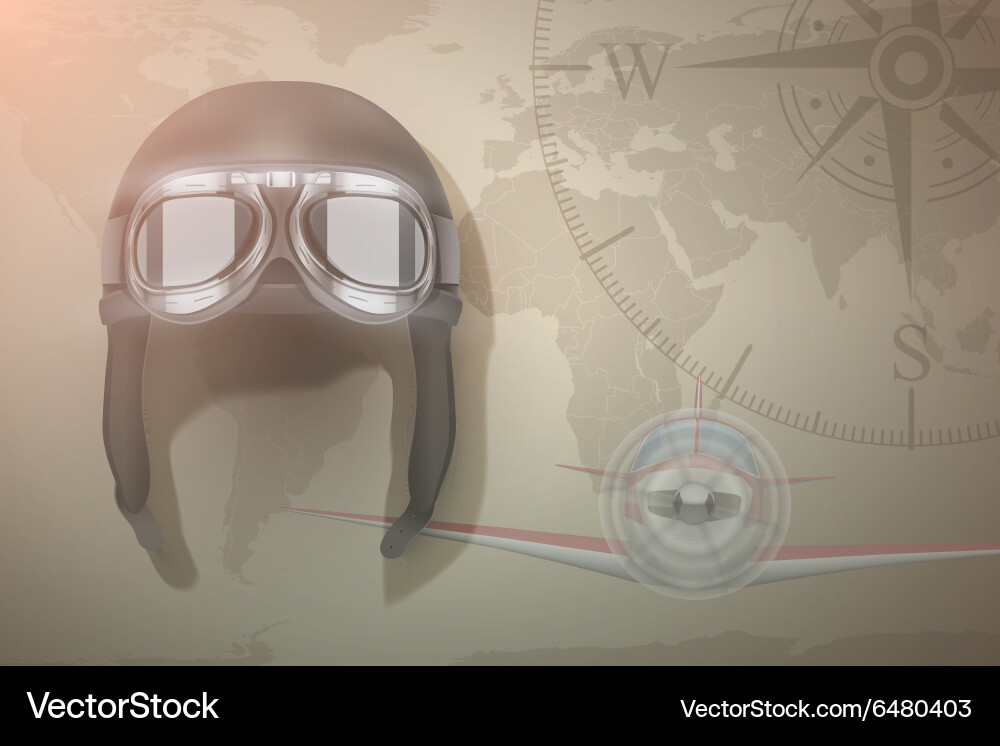 Aviator background Royalty Free Vector Image - VectorStock